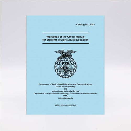 Workbook of the Official FFA Manual for Students of Agricultural ...