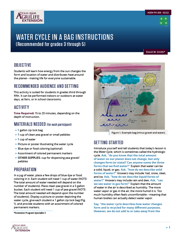 Water Cycle In A Bag Instructions Publications AgriLife Learn water-cycle-in-a-bag-instructions-publications-agrilife-learn