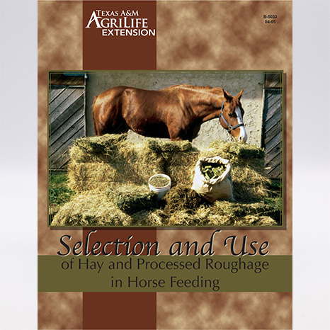 Selection and Use of Hay and Processed Roughage in Horse Feeding ...
